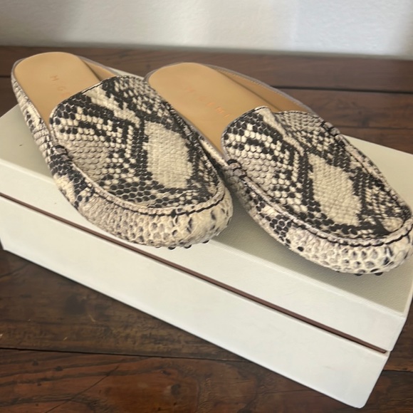 M. Gemi | Shoes | M Gemi Snakeskin Mules | Poshmark